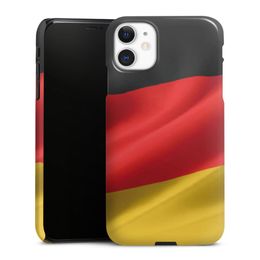 DeinDesign iPhone 11 Handy Premium Case Smartphone Handyh&uuml;lle Schutzh&uuml;lle gl&auml;nzend Flags Flag Germany Premium Case