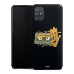 DeinDesign Galaxy A51 Handy Hard Case Schutzh&uuml;lle schwarz Smartphone Backcover Guardians Of The Galaxy Groot Marvel Hard Case