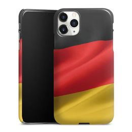 DeinDesign iPhone 11 Pro Max Handy Premium Case Smartphone Handyh&uuml;lle Schutzh&uuml;lle gl&auml;nzend Flags Flag Germany Premium Case