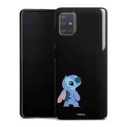 DeinDesign Galaxy A51 Handy Hard Case Schutzh&uuml;lle schwarz Smartphone Backcover Disney Lilo & Stitch Merchandise Hard Case