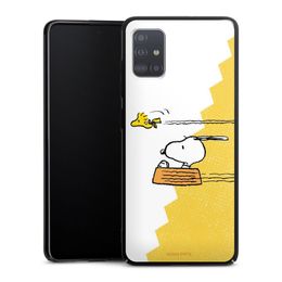 DeinDesign Galaxy A51 Handy Hard Case Schutzh&uuml;lle schwarz Smartphone Backcover Snoopy Peanuts Children Hard Case