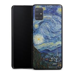 DeinDesign Galaxy A51 Handy Hard Case Schutzh&uuml;lle schwarz Smartphone Backcover The Starry Night Kunst Hard Case