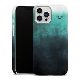 DeinDesign iPhone 13 Pro Max Handy Premium Case Smartphone Handyh&uuml;lle Schutzh&uuml;lle matt Turquoise Water Fish Premium Case