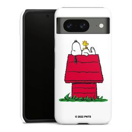 DeinDesign Google Pixel 8 Handy Panzer Handyh&uuml;lle robuste Outdoor H&uuml;lle Schutzh&uuml;lle gl&auml;nzend Snoopy Peanuts Official Licensed Product Tough Case