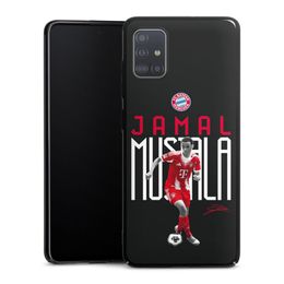 DeinDesign Galaxy A51 Handy Hard Case Schutzh&uuml;lle schwarz Smartphone Backcover Fc Bayern M&uuml;nchen Jamal Musiala Official Licensed Product Hard Case