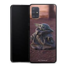 DeinDesign Galaxy A51 Handy Hard Case Schutzh&uuml;lle schwarz Smartphone Backcover The Child Star Wars Baby Yoda Hard Case