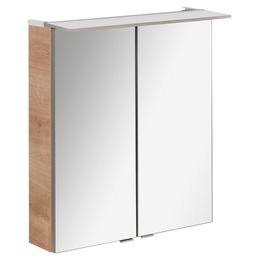 Spiegelschrank B.Perfekt mit LED 2-t&uuml;rig Eichefarben