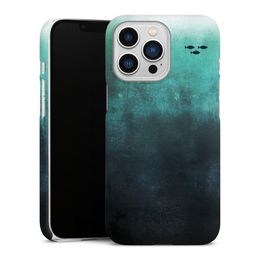 DeinDesign iPhone 13 Pro Handy Premium Case Smartphone Handyh&uuml;lle Schutzh&uuml;lle matt Turquoise Water Fish Premium Case