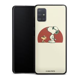 DeinDesign Galaxy A51 Handy Hard Case Schutzh&uuml;lle schwarz Smartphone Backcover Snoopy Official Licensed Product Kindheit Hard Case