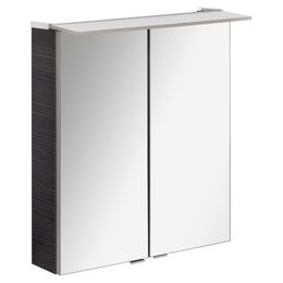 Spiegelschrank B.Perfekt mit LED 2-t&uuml;rig Dunkelbraun