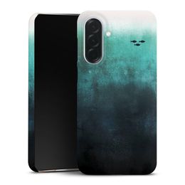 DeinDesign Galaxy A36 5G Handy Premium Case Smartphone Handyh&uuml;lle Schutzh&uuml;lle matt Turquoise Water Fish Premium Case