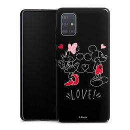 DeinDesign Galaxy A51 Handy Hard Case Schutzh&uuml;lle schwarz Smartphone Backcover Disney Love Hard Case