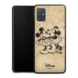 DeinDesign Galaxy A51 Handy Hard Case Schutzh&uuml;lle schwarz Smartphone Backcover Minnie Mouse Vintage Mickey Mouse Hard Case