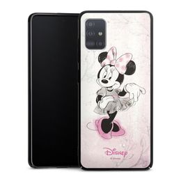 DeinDesign Galaxy A51 Handy Hard Case Schutzh&uuml;lle schwarz Smartphone Backcover Vintage Minnie Mouse Disney Hard Case