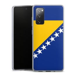 DeinDesign Galaxy S20 FE Handy Silikon H&uuml;lle Case transparent Handyh&uuml;lle Bosnia Flag Silikon Case