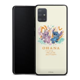 DeinDesign Galaxy A51 Handy Hard Case Schutzh&uuml;lle schwarz Smartphone Backcover Official Licensed Product Lilo & Stitch Disney Hard Case