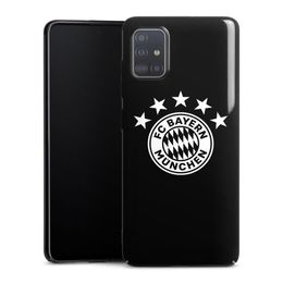 DeinDesign Galaxy A51 Handy Hard Case Schutzh&uuml;lle schwarz Smartphone Backcover Fcb Transparent Fc Bayern M&uuml;nchen Hard Case
