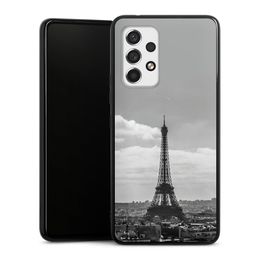 DeinDesign Galaxy A53 5G Handy Silikon H&uuml;lle Case schwarz Handyh&uuml;lle Eiffeltour Paris France