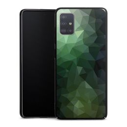 DeinDesign Galaxy A51 Handy Hard Case Schutzh&uuml;lle schwarz Smartphone Backcover Tarnmuster Geometric Mosaic Hard Case