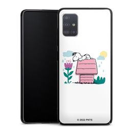 DeinDesign Galaxy A51 Handy Hard Case Schutzh&uuml;lle schwarz Smartphone Backcover Snoopy Dog Official Licensed Product Hard Case