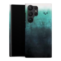 DeinDesign Galaxy S23 Ultra Handy Premium Case Smartphone Handyh&uuml;lle Schutzh&uuml;lle matt Turquoise Water Fish Premium Case