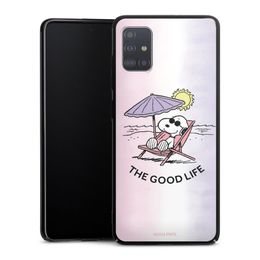 DeinDesign Galaxy A51 Handy Hard Case Schutzh&uuml;lle schwarz Smartphone Backcover Snoopy Official Licensed Product Peanuts Hard Case