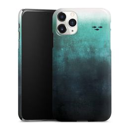 DeinDesign iPhone 11 Pro Max Handy Premium Case Smartphone Handyh&uuml;lle Schutzh&uuml;lle gl&auml;nzend Turquoise Water Fish Premium Case