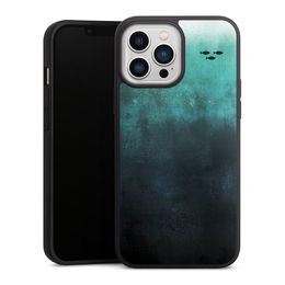 DeinDesign iPhone 13 Pro Max Handy Premium Silikon H&uuml;lle Handyh&uuml;lle schwarz Case Turquoise Water Fish Silikon Premium Case