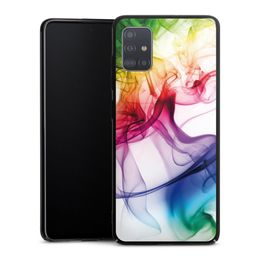 DeinDesign Galaxy A51 Handy Hard Case Schutzh&uuml;lle schwarz Smartphone Backcover Rainbow Colour Water Hard Case