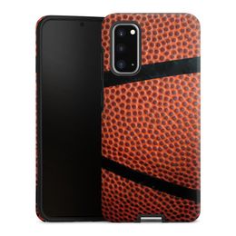 DeinDesign Galaxy S20 Handy Panzer Handyh&uuml;lle robuste Outdoor H&uuml;lle Schutzh&uuml;lle matt Ball Sports Basketball Tough Case