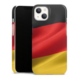 DeinDesign iPhone 13 Handy Premium Case Smartphone Handyh&uuml;lle Schutzh&uuml;lle gl&auml;nzend Flags Flag Germany Premium Case