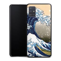 DeinDesign Galaxy A51 Handy Hard Case Schutzh&uuml;lle schwarz Smartphone Backcover Katsushika Hokusai Die Gro&szlig;e Welle Vor Kanagawa Kunst Hard Case