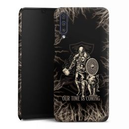 DeinDesign Galaxy A50 Handy Premium Case Smartphone Handyh&uuml;lle Schutzh&uuml;lle matt Tv Show Designs Wikinger Vikings Premium Case