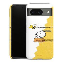 DeinDesign Google Pixel 8 Handy Panzer Handyh&uuml;lle robuste Outdoor H&uuml;lle Schutzh&uuml;lle gl&auml;nzend Snoopy Peanuts Children Tough Case