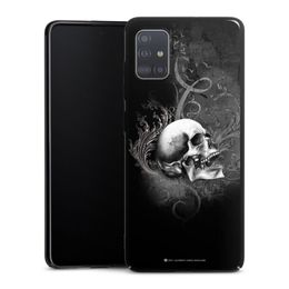 DeinDesign Galaxy A51 Handy Hard Case Schutzh&uuml;lle schwarz Smartphone Backcover Gothic Skull Skulls Hard Case