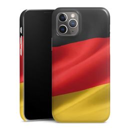 DeinDesign iPhone 12 Pro Handy Premium Case Smartphone Handyh&uuml;lle Schutzh&uuml;lle gl&auml;nzend Flags Flag Germany Premium Case
