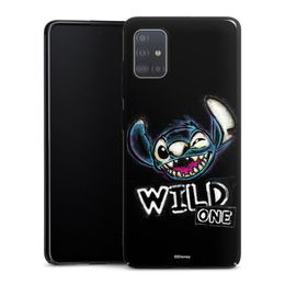 DeinDesign Galaxy A51 Handy Hard Case Schutzh&uuml;lle schwarz Smartphone Backcover Lilo & Stitch Disney Official Licensed Product Hard Case