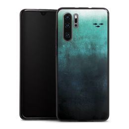 DeinDesign Huawei P30 Pro Handy Silikon H&uuml;lle Case schwarz Handyh&uuml;lle Turquoise Water Fish
