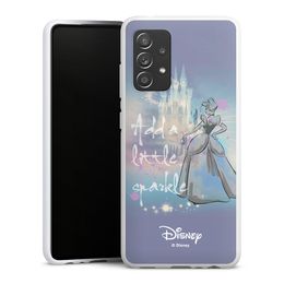 DeinDesign Galaxy A52s 5G Handy Silikon H&uuml;lle Case wei&szlig; Handyh&uuml;lle Disney Cinderella Official Licensed Product Silikon Case