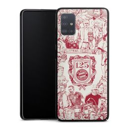 DeinDesign Galaxy A51 Handy Hard Case Schutzh&uuml;lle schwarz Smartphone Backcover Official Licensed Product Fcb 125 Jahre Fc Bayern M&uuml;nchen Hard Case