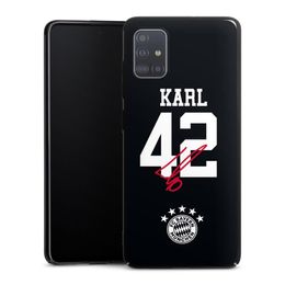 DeinDesign Galaxy A51 Handy Hard Case Schutzh&uuml;lle schwarz Smartphone Backcover Merchandise Fc Bayern M&uuml;nchen Lennart Karl Hard Case
