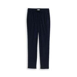 Tom Tailor Damen Loose Slim Cordhose, blau, Uni, Gr. 36/28