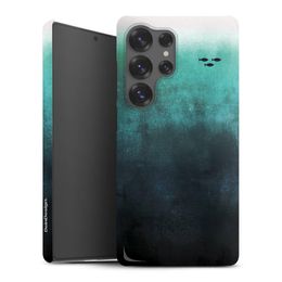 DeinDesign Galaxy S25 Ultra Handy Premium Case Smartphone Handyh&uuml;lle Schutzh&uuml;lle gl&auml;nzend Turquoise Water Fish Premium Case