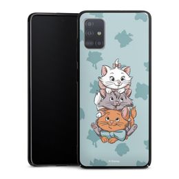DeinDesign Galaxy A51 Handy Hard Case Schutzh&uuml;lle schwarz Smartphone Backcover Disney Aristocats Cat Hard Case