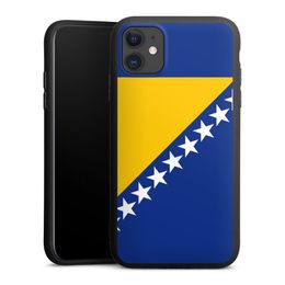 DeinDesign iPhone 11 Handy Premium Silikon H&uuml;lle Handyh&uuml;lle schwarz Case Bosnia Flag Silikon Premium Case