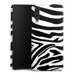 DeinDesign Galaxy A50 Handy Premium Case Smartphone Handyh&uuml;lle Schutzh&uuml;lle matt Animal Look Zebra Animal Print Premium Case