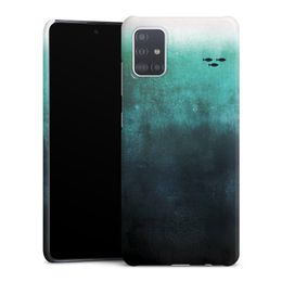 DeinDesign Galaxy A51 Handy Premium Case Smartphone Handyh&uuml;lle Schutzh&uuml;lle gl&auml;nzend Turquoise Water Fish Premium Case