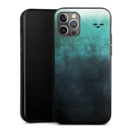 DeinDesign iPhone 12 Pro Handy Silikon H&uuml;lle Case schwarz Handyh&uuml;lle Turquoise Water Fish