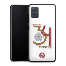 DeinDesign Galaxy A51 Handy Hard Case Schutzh&uuml;lle schwarz Smartphone Backcover Official Licensed Product Master Fc Bayern M&uuml;nchen Hard Case