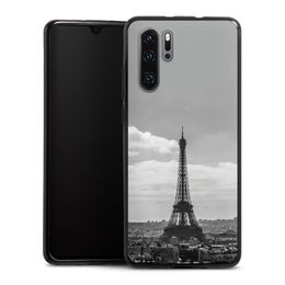 DeinDesign Huawei P30 Pro Handy Silikon H&uuml;lle Case schwarz Handyh&uuml;lle France Paris Eiffeltour